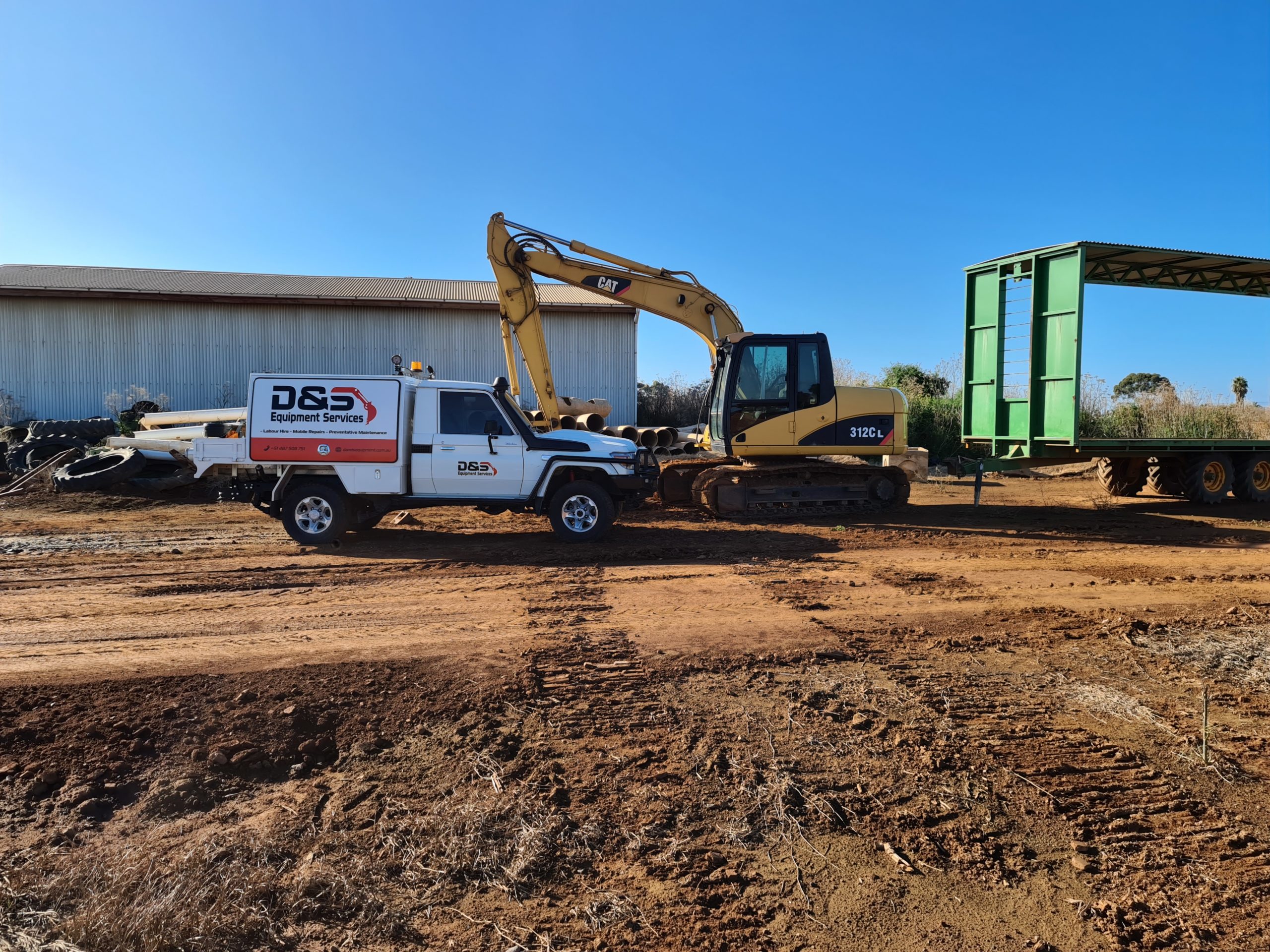 Earthmoving repairs